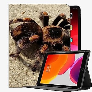 Hubin Compatible with iPad Air 5th Generation Case 2022/ iPad Air Case 4th Generation 10.9'',Spider Tarantula Animals A189 Whit Auto Sleep/Wake Up