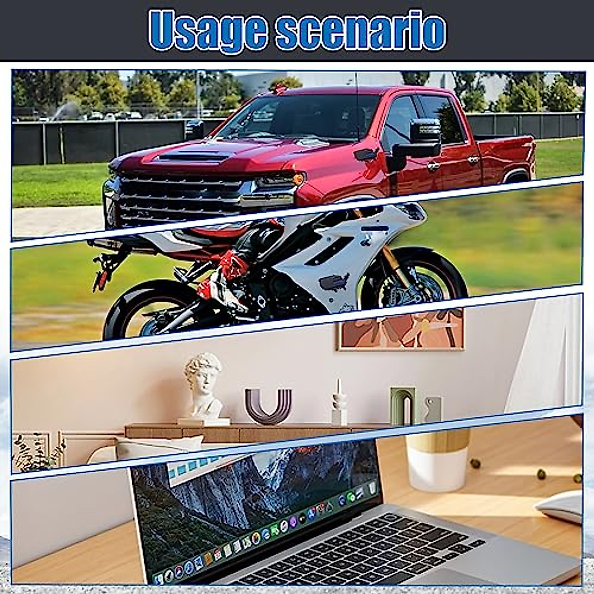 3 Packs Car Badge Emblem Sticker Decal, 3D US American Flag and USA Flag map Decal Emblem Sticker,Metal Adhesive Auto Fender Bumper Badge Stickers, for car Exterior Accessories