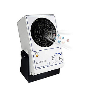 YUCHENGTECH Ionizing Air Blower ESD Ionizer Fan Static Eliminator Fan Desktop Anti Static Ionizer Fan Electrostatic Discharge Fan 110V