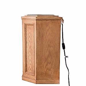 AIRCARE 696 400HB Digital Whole-House Console-Style Evaporative Humidifier, Light Oak