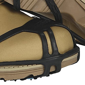 Due North Everyday Pro Footwear Traction Aids, Tungsten Carbide Ice Cleat Spikes, Lightweight Full-Foot, Rubber, Unisex, Small/Medium, V3551370-S/M