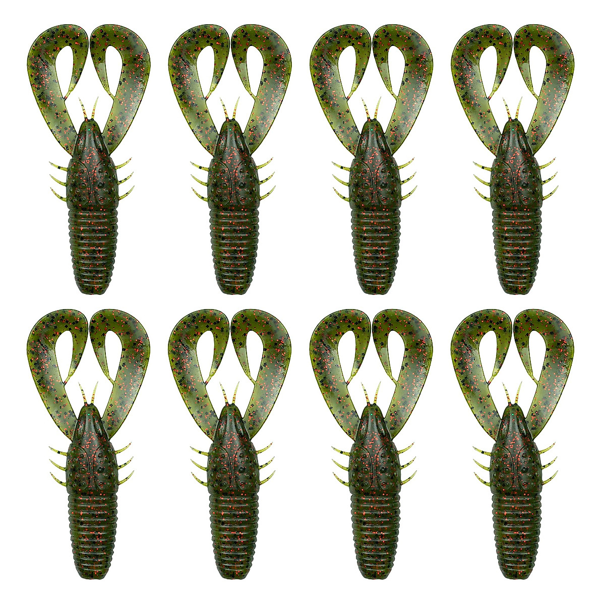 6th Sense Fishing Stroker Craw 2.4 (Darkmelon Red)