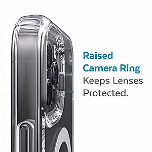 Speck Products Presidio Perfect Clear + MagSafe iPhone 12 / iPhone 12 Pro Case, Clear/Clear