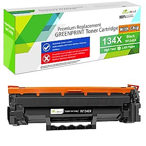 【With CHIP】Compatible Toner Cartridge 134X W1340X ( 134A W1340A ) High Yield 2400 Pages for H P M209 M209dw M234dw M234sdw M234sdn【Doesn't Work with M209dwe M234dwe M234sdwe M234sdne H P+ Printers】
