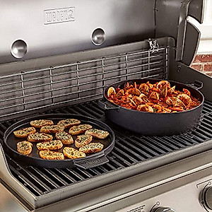 Weber Duo Dutch Oven, 7.25 quarts, Black