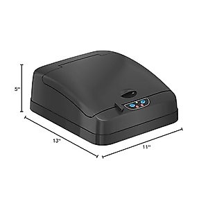 iTouchless New Sensor Trash Can Lid Replacement for Models IT13MX, IT13MXL, DZT13P, DZT13PL, DZT13M, and DZT08P, DZT08PL, and Other Variants