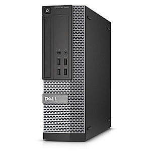 Dell Optiplex 7020 Small Form Desktop, Quad Core i5 4570 3.2Ghz, 16GB DDR3 RAM, 2TB Hard Drive, DVD-RW, Windows 10 Pro (Renewed)
