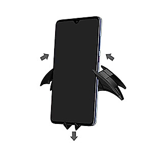 RANGUOWEN Car Vent Dark Bat Phone Holder Mount Creative Bat Car Air Vent Phone Holder Unique Cell Phone Mount for Car Accessories for Men Gifts Gravity Automatic Locking Hands Free