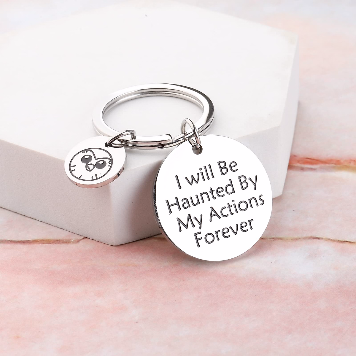 TIIMG Owl Gift House Hooty Fan Gift I will Be Haunted By My Actions Forever Keychain (I will Be Haunted)