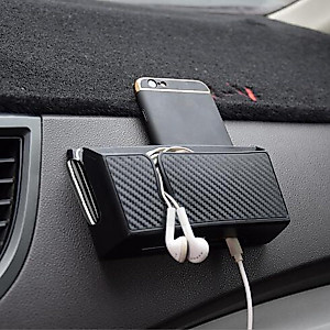 GRIRIW dashboard phone holder dash phone holder cell phone holder for car cars car Dashboard Pocket car organizer phone case charging port phone stand glove box Telephone Multifunction