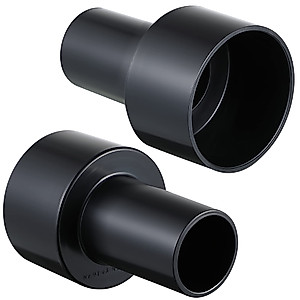 Enhon 2 Pcs Hose Adapter 2-1/2" OD To 1-1/2" OD Reducer, Vacuum Cleaner Hose Reducer for Dust Collection Accessories