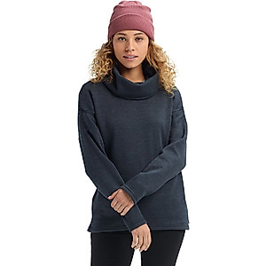 Burton Womens Ellmore Pullover, True Black Heather New, Medium