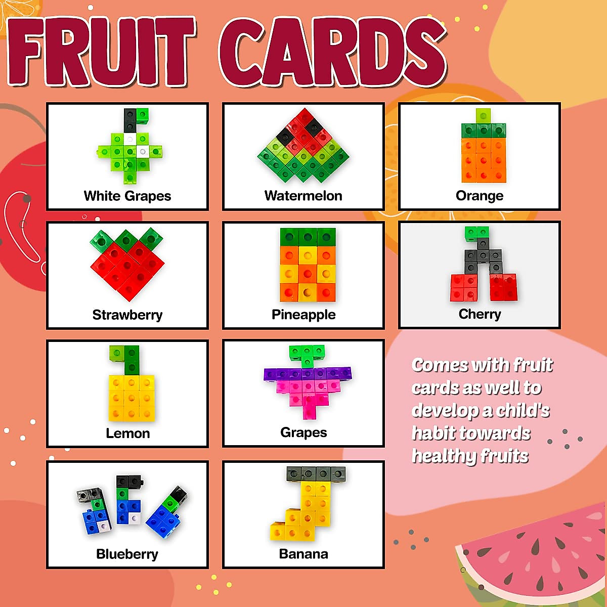 Math Number Blocks STEM Cubes Manipulatives Cubes - 100Pcs+ Math Games for Kids 6-8 Toys Number Blocks STEM Toy Supplies Construction Toy Gift for Preschool Kindergarten Learning Abacus Building