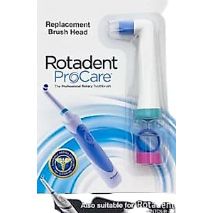 Rotadent ProCare Hollow-Tip Replacement Brush Head; FITS The ROTADENT PROCARE/Contour Toothbrush Models ONLY (Does NOT FIT The Classic, Legacy, OR Plus Models)