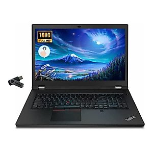 New Lenovo ThinkPad P17 Gen 2 Business Laptop,17.3" FHD Display,Intel Core i7-11800H,Windows 10 Pro,32GB RAM 1TB SSD,NVIDIARTX A2000 4GB,Tech Deal USB