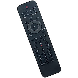 NC254 NC254UH Replacement Remote Control Applicable for Philips DVD/VCR Player DVDR3385V DVDR3385V/F7
