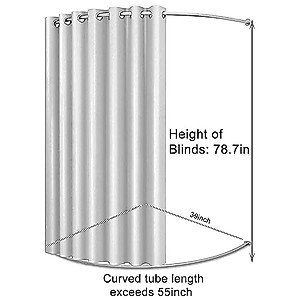 Clothing Store Fitting Room, 39 in Dressing Room Used in Mall, Boutique and Office, Corner Wall Mounted Changing Room for Privacy Protection (White, 39.37x78.74IN)