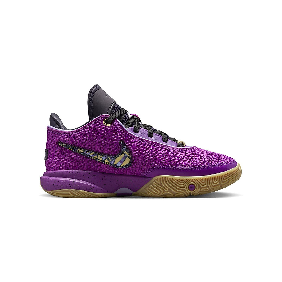 Nike Big Kid's Lebron XX SE Vivid Purple/Metallic Gold (FD0207 500) - 4