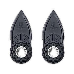 Fein Finger Sanding Pad with Hook & Loop Attachment - Precision Sanding for Tight, Intricate Spaces, Protective Backing Plate, Starlock, 2-Pack - 63806159220