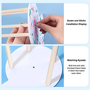 Basumee Headband Holder and Organizer for Hair Accessories - Display and Storage for Girls' Hair Hoops, Headbands, Home Decor