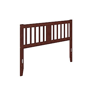 AFI Tahoe Queen Headboard with USB Turbo Charger in Walnut