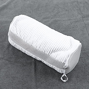 Shoes Laundry Bag Shoe Wash Bag For Washing Machine -Sneaker Shoe Cleaner Kit Include 2 Pair of Adjustable Shoe Trees(White)