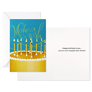 Hallmark Assorted Birthday Cards (Bright Icons, 12 Cards and Envelopes)