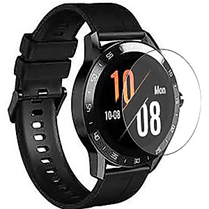 Puccy 3 Pack Tempered Glass Screen Protector Film, compatible with Blackview BV-X1 smartwatch Smart Watch Protectors Guard