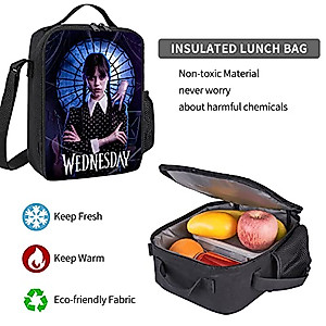 Hokregto Backpack Set - 3-in-1 Lightweight Bookbag with Durable Matching Insulated Lunch Box and Cool Pencil Case for Boys and Girls