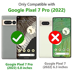 Fucozan for Google Pixel 7 Pro Case with Kickstand Armor Magnetic Ring Rugged Protective Military Grade Shockproof Case for Pixel 7 Pro Phone Case (Violet)