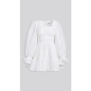 Aje Women's Impression Dress, White, 4