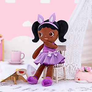 Lazada Soft Baby Doll Girl Gifts Plush African Dolls Girl Toys 16"