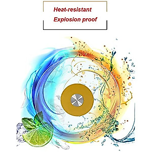 Lazy Susan turntable rotating tray, 10mm tempered glass plate and thicked aluminum alloy bearing, flexible rotation, Silent (Color : Gold, Size : 60cm/23.5in)