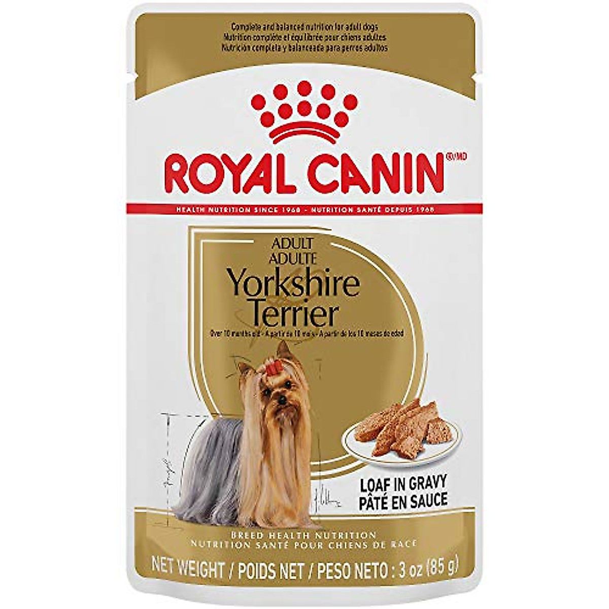 Royal Canin Yorkshire Terrier Adult Breed Specific Wet Dog Food, 3 oz 12-pack