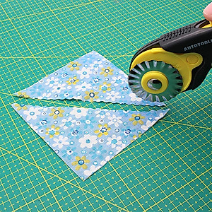 AUTOTOOLHOME 10pc 45mm Pinking Blades Rotary Cutter Pink Knife Refill Blade for Cloth Fabric Portable Paper Trimmer Sewing Tools