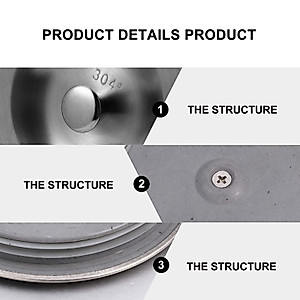 Drain Cover Sink Stopper Kitchen Supplies Sink Hair Stopper Drain Kitchen Sink Supplies Stopper Stopper Sink Kitchen Stopper Kitchen Accessory