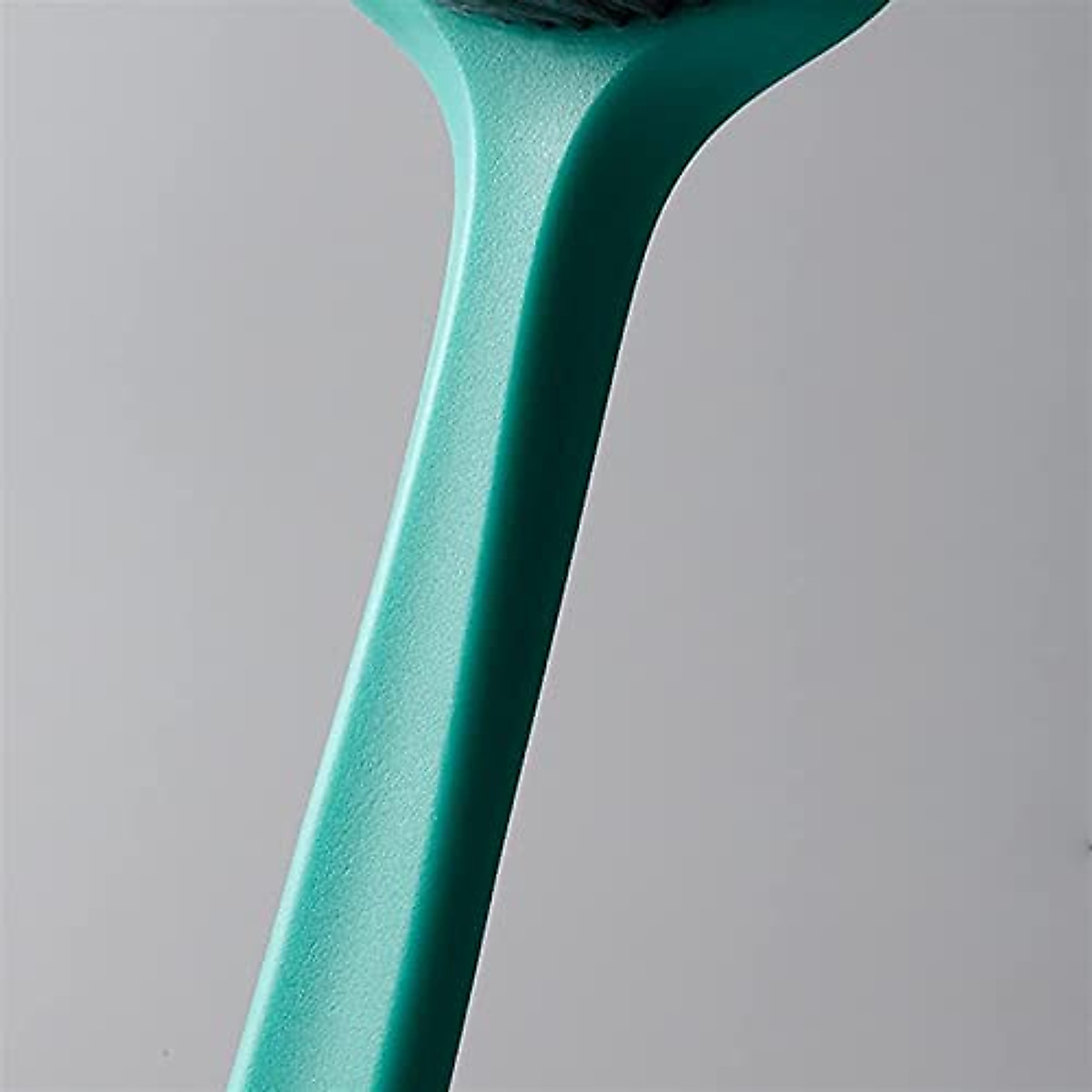 INGVY Dry Brushing Body Brush Improve Skin Health and Beauty Brushing Back Scrubber Gentle Exfoliation Bath Brush Long Handle Handheld Oval Head