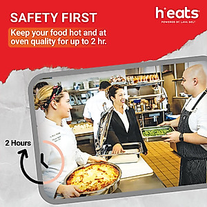 Flameless Food Warming Pads (Pack of 2) - Food Warmers for Parties Buffet Disposable - Party Buffet Servers and Warmers for Half Size Pans - Heating Pads for Chafing Dish- Must-Have Catering Supplies