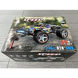 WLtoys 184016 Scale 1/18 75KM/H 2.4G RC Car Brushless 4WD Electric High Speed Off-Road Remote Control Drift Toys for Children Racing (184016 1 * 1500mAh)