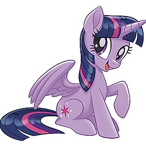 8 Inch Twilight Sparkle Wall Decal Sticker MLP My Little Pony The Movie Removable Peel Self Stick Adhesive Vinyl Decorative Art Kids Room Home Decor Girl Bedroom Nursery 8 1/2 by 7 1/2 inches Tall