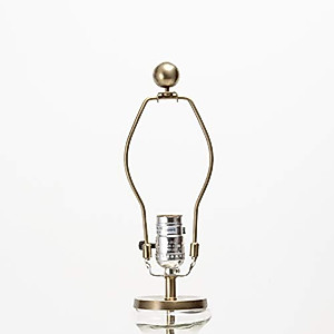 nuLOOM RJT01AA Eagan 24" Glass Table Lamp, Height, Gold