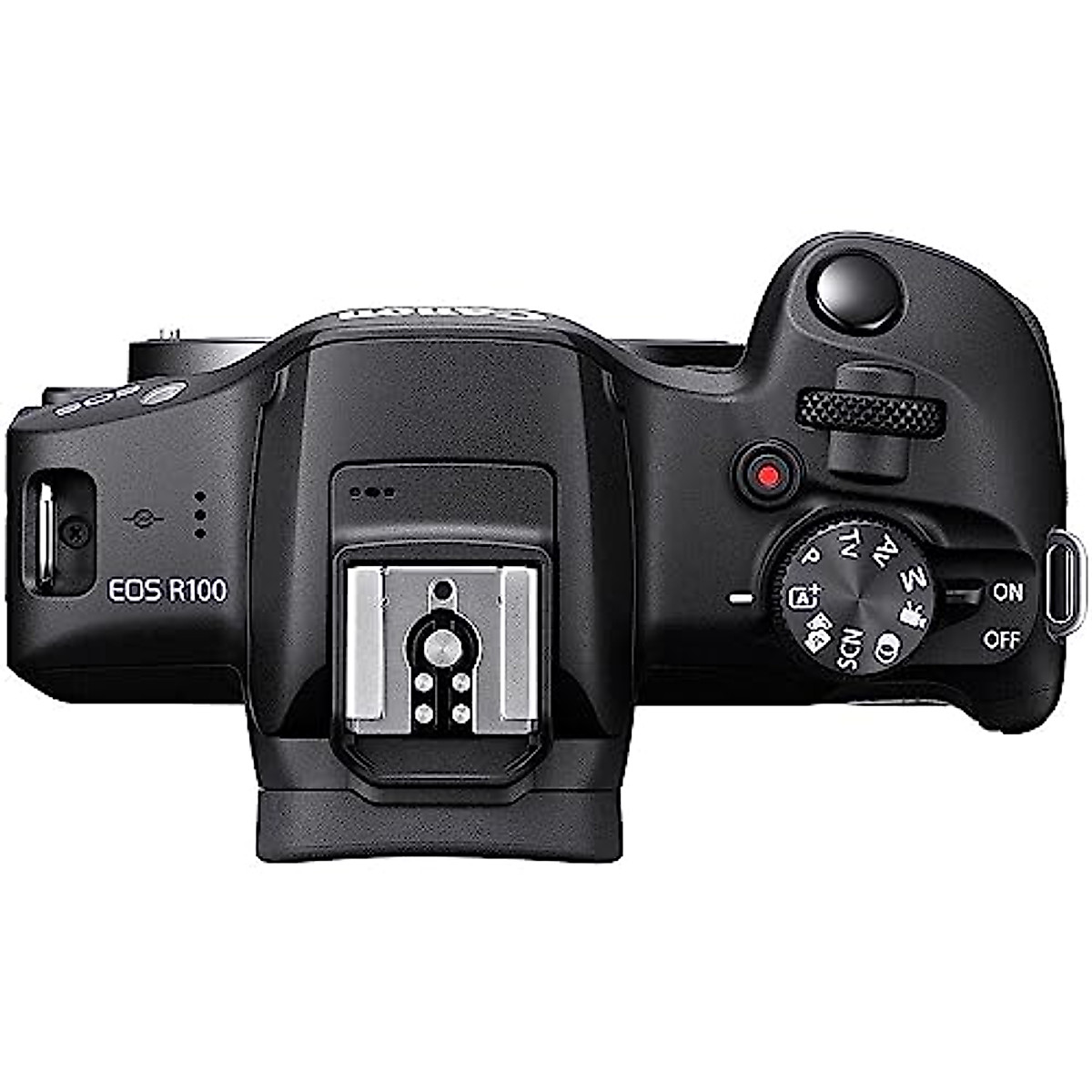 Canon EOS R100 Mirrorless Camera (6052C002) + Corel Photo Software + Bag + 64GB Card + 2 x LPE17 Battery + Charger + Card Reader + Flex Tripod + Cleaning Kit + Memory Wallet + Hand Strap (Renewed)