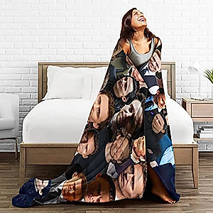 Tom Hiddleston Soft and Comfortable Warm Fleece Blankets Beach Blanket Picnic Blankets Throw Blankets (50"x40")