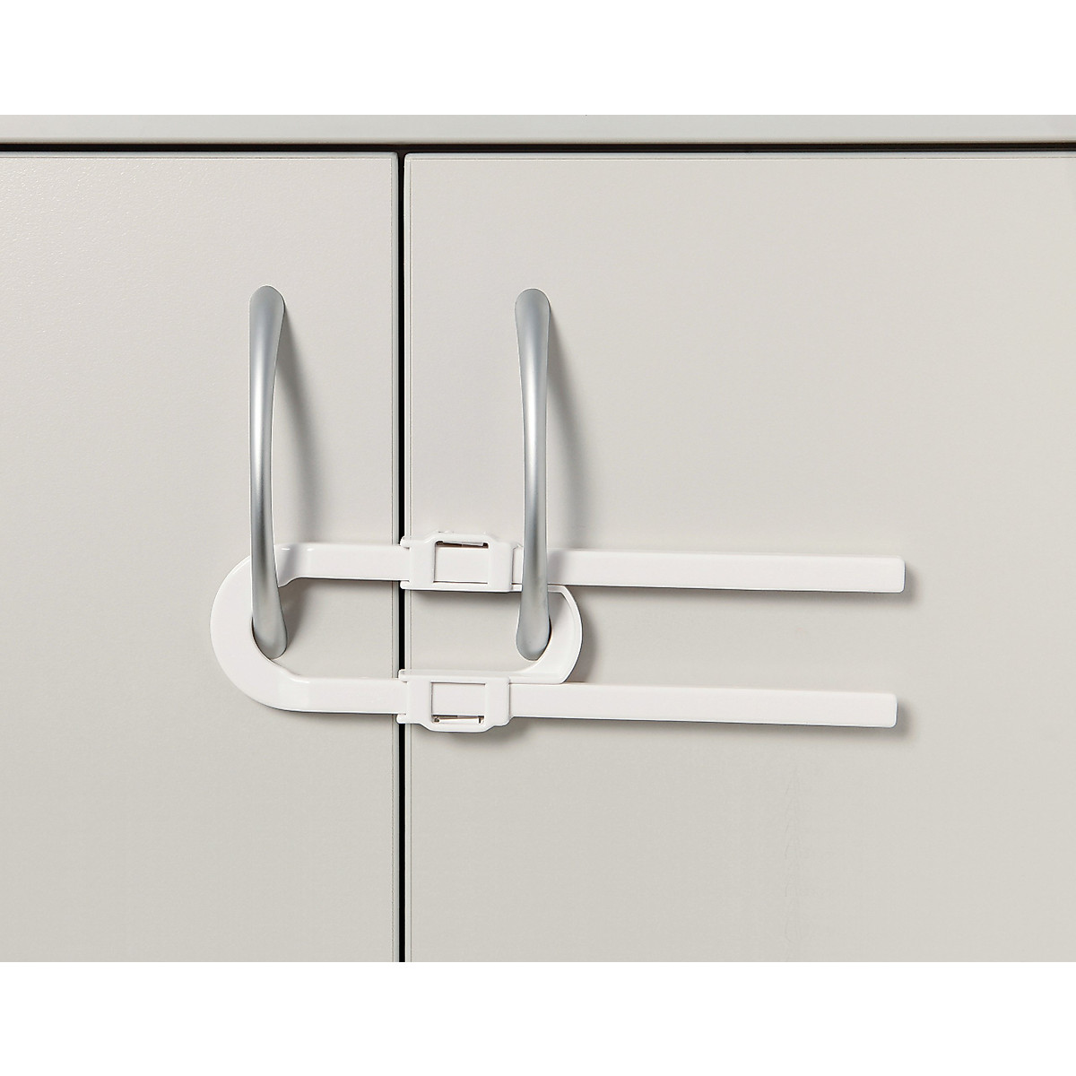 Dreambaby Cabinet Glide Lock Extra Long - Extra Long - Baby Safety Locks White (1 Pack)