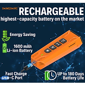 2024 Dog Bark Deterrent Device - Anti-Bark Devices for Dogs, No More Barks Dog Training Tool (Cali Orange)