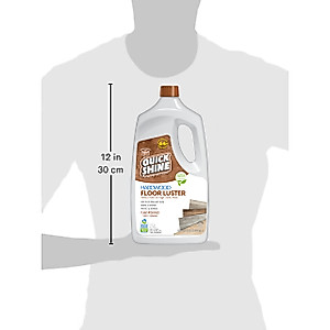 Quick Shine Hardwood Floor Luster 64oz | Plant-Based Cleaner & Polish w Carnauba | Simply Squirt & Spread | Don't Refinish It, Quick Shine It | Safer Choice Cleaner | Restore-Protect-Refresh