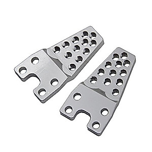 Aluminum Shock Mount Lift Kit Set for 1/10 Axial SCX10 RC Crawler Car #F (Silver)