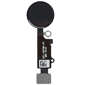 MMOBIEL Home Button Compatible with iPhone SE 2022 / SE 2020/8 / 8 Plus - Flex Cable Connector - Replacement - Incl. Screwdrivers - Black