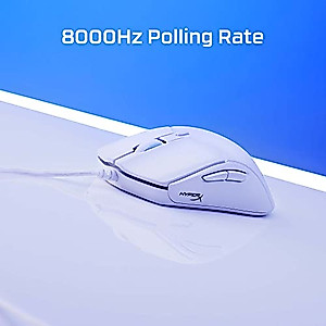 HyperX Pulsefire Haste 2 – Wired Gaming Mouse- Ultra Lightweight, 53g, 8000Hz Polling Rate, Precision Sensor, Hyperflex 2 Cable, Plug and Play – Black