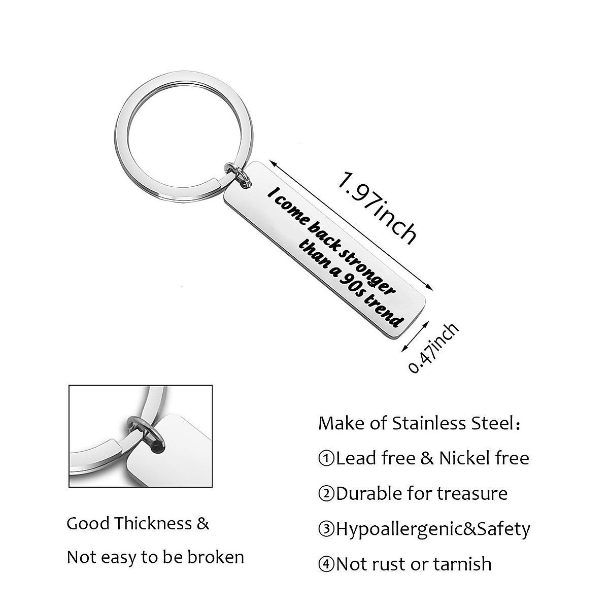 WSNANG Singer Music Wilow Lyrics Inspired Gift I Come Back Stronger Than a 90s Trend Singer Fans Gift (90s Trend KC)